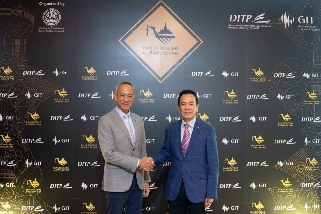 “DITP-GIT” ผนึกจัดบางกอกเจมส์ อีเวนต์ 1 ใน 5 ของโลก ผู้ค้าอัญมณีทั่วโลกเฮมาไทย ตั้งเป้าเงินสะพัด ...